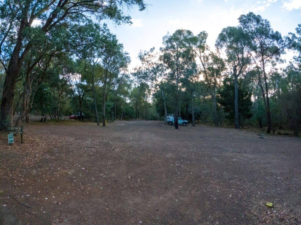 Lakeside Campground on Lake Eildon, with stunning views