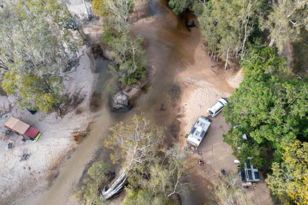 Coen Free Camping; amazing riverside camps