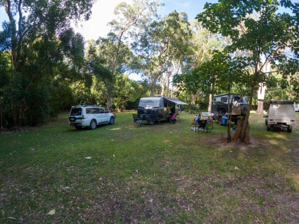 Elim Beach; unbelievable, protected beach camping near Cooktown
