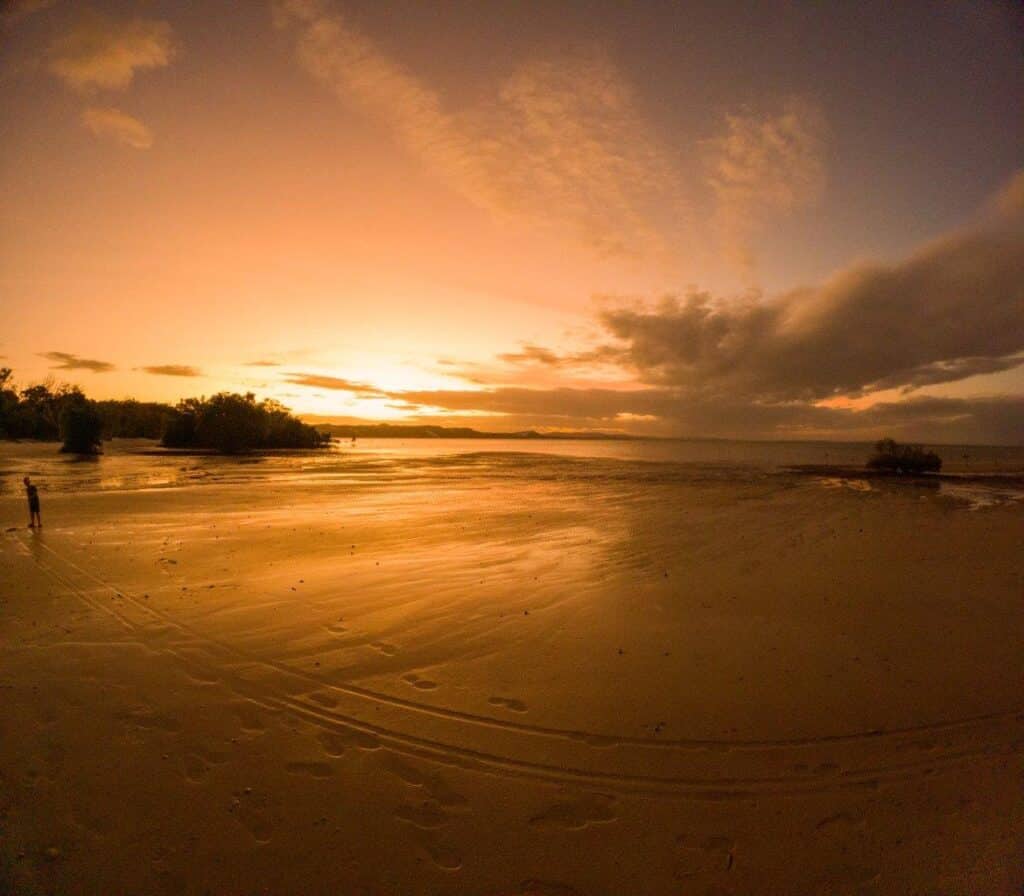 Elim Beach; unbelievable, protected beach camping near Cooktown