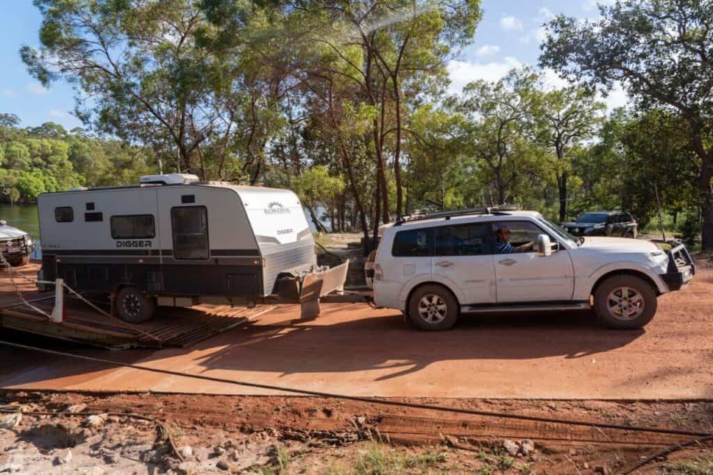 Jardine River Ferry; Crossing to get to Cape York