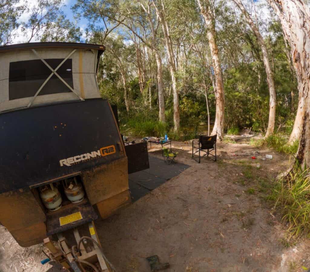 Mary Farms Creek Camp; great value creekside camping