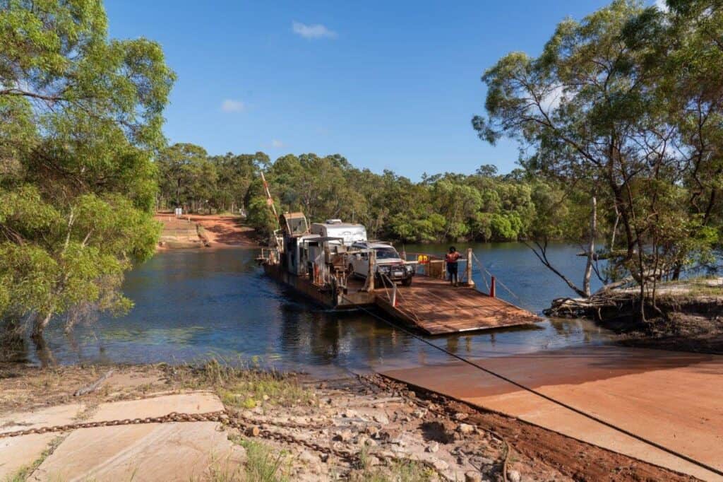 Jardine River Ferry; Crossing to get to Cape York