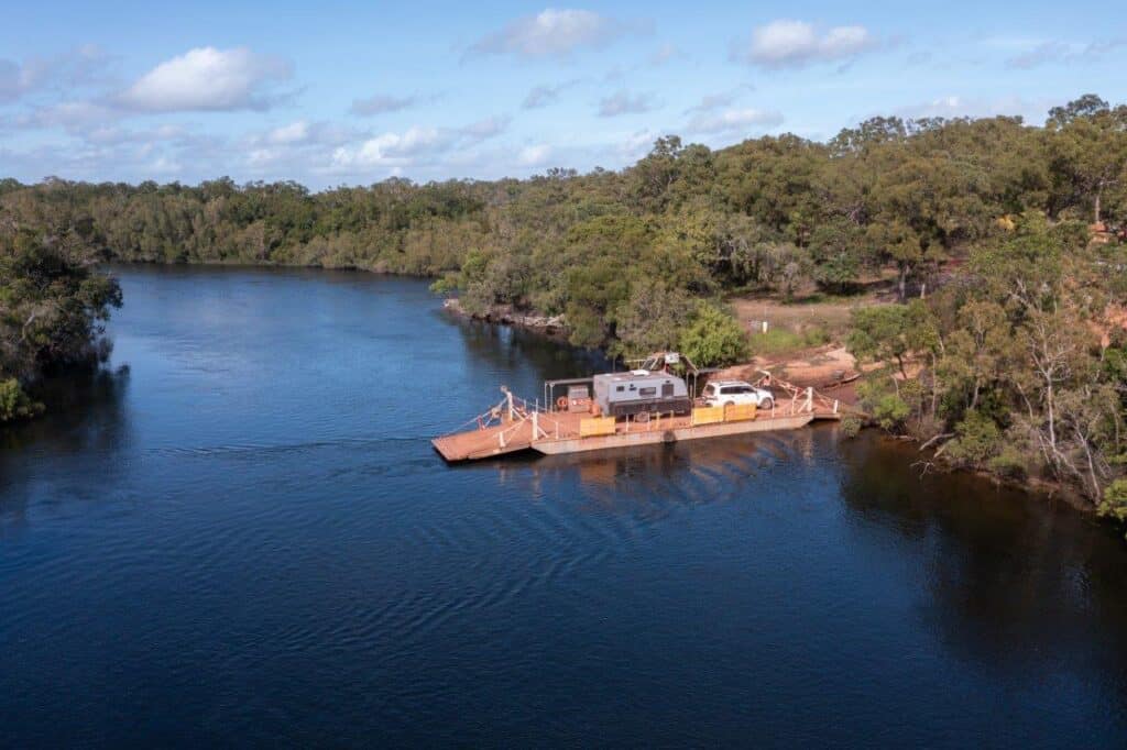 Jardine River Ferry; Crossing to get to Cape York