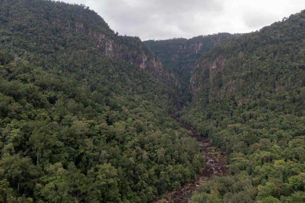 Tully Gorge; spectacular Queensland waterfalls and camping