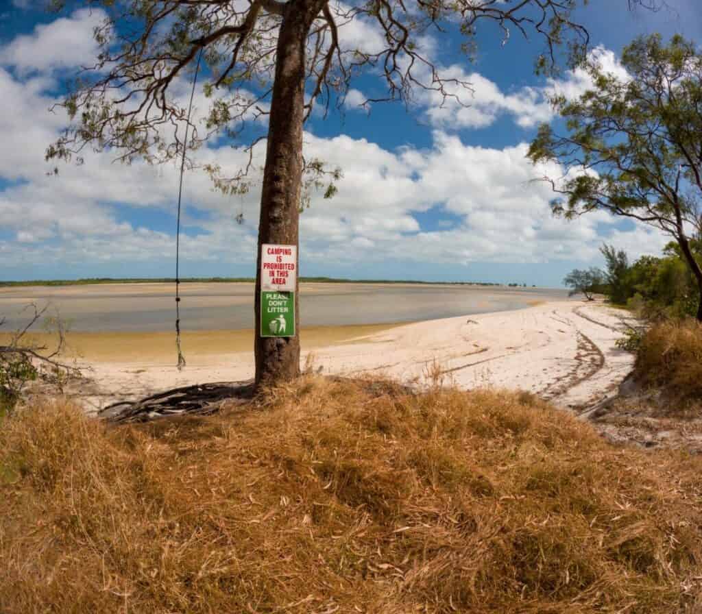 Mutee Head; great free camping at Cape York