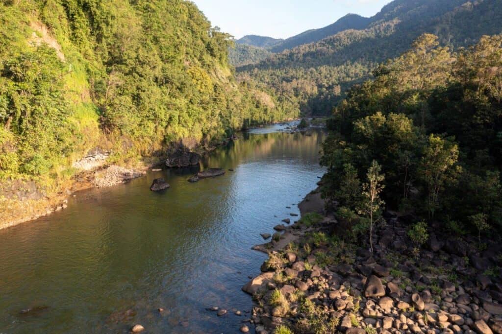 Tully Gorge; spectacular Queensland waterfalls and camping