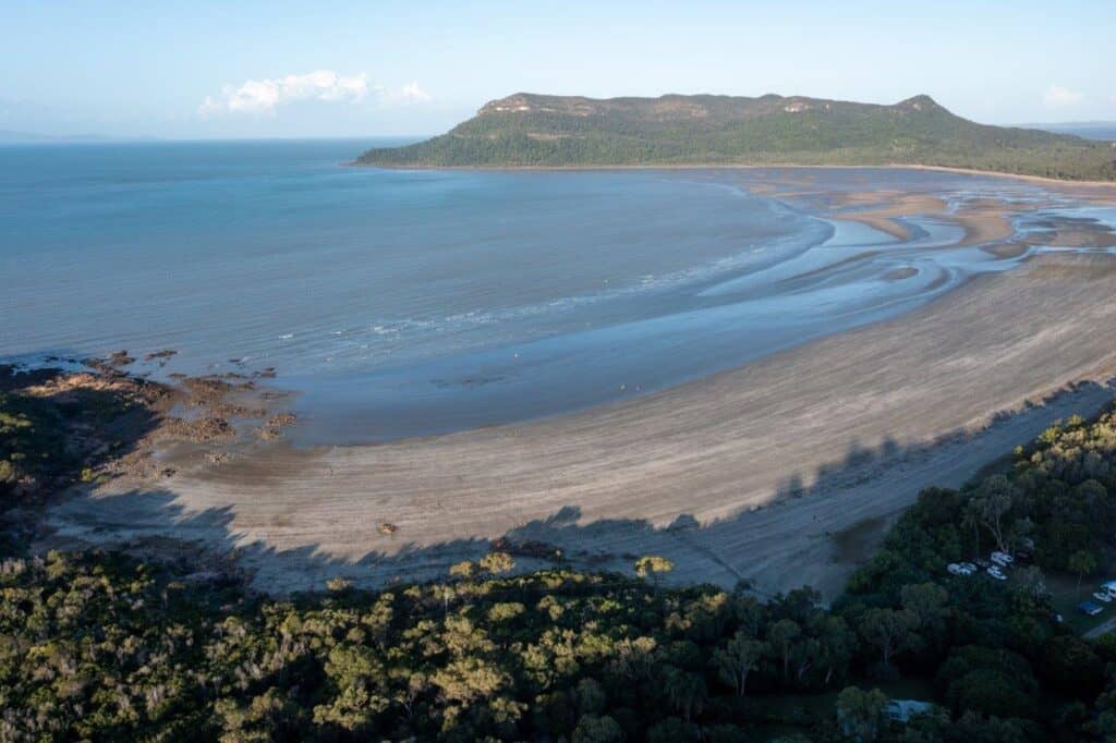 Elim Beach; unbelievable, protected beach camping near Cooktown