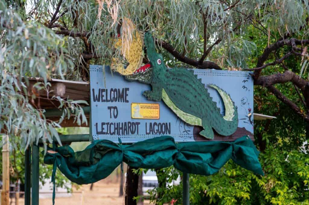Leichhardt Lagoon; a bird lovers paradise near Normanton