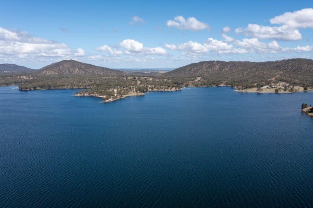 Eungella Dam; great value water front camping