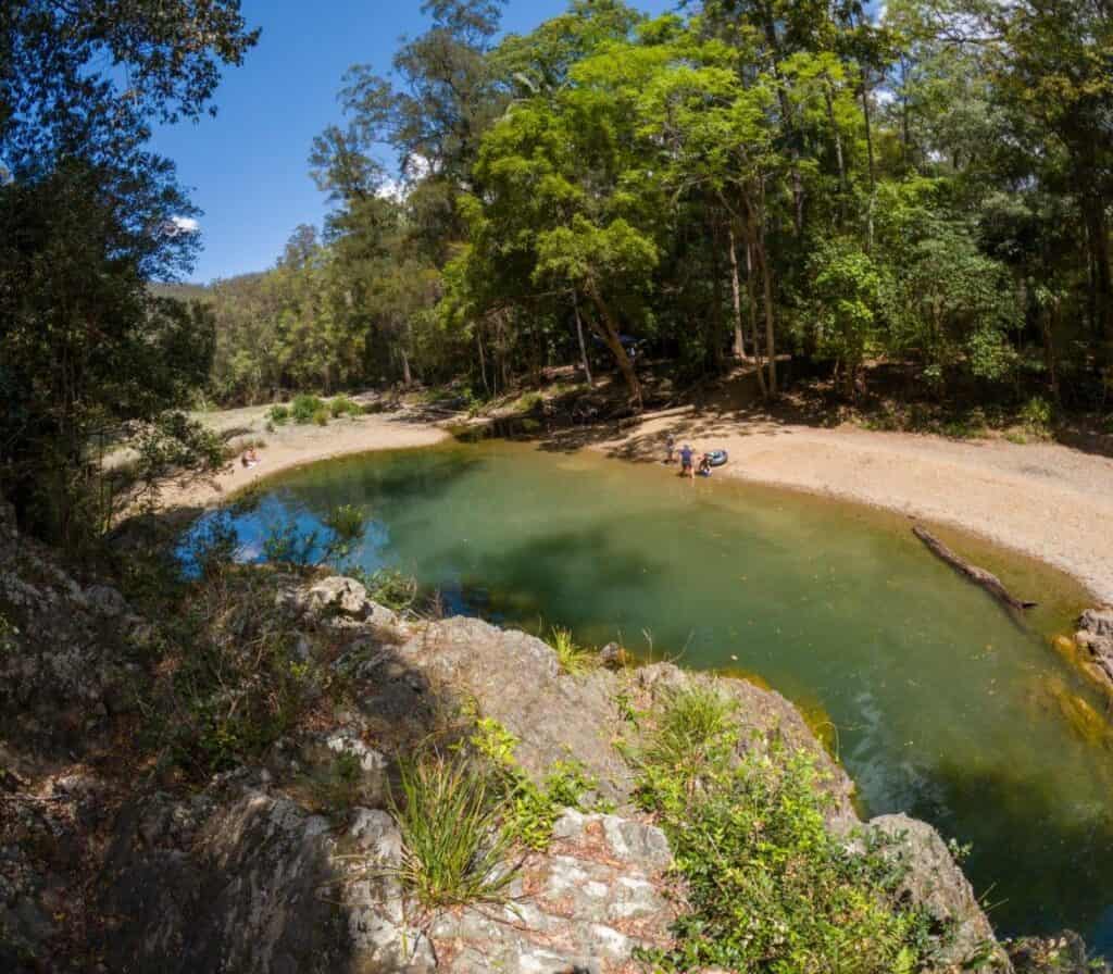 Booloumba Creek; pristine inland swimming