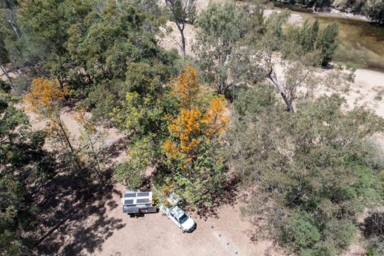 Emu Creek Camping in the Benarkin State Forest