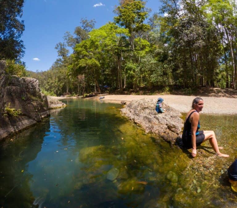 Booloumba Creek; pristine inland swimming