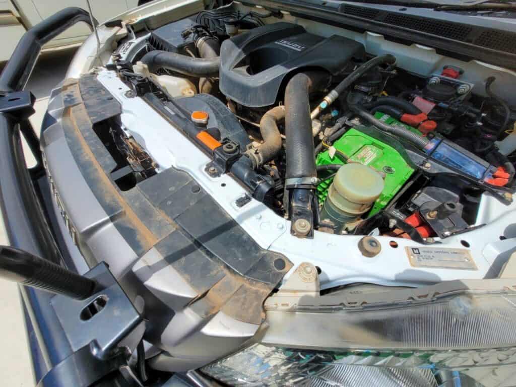 Dmax inner guards repaired under warranty