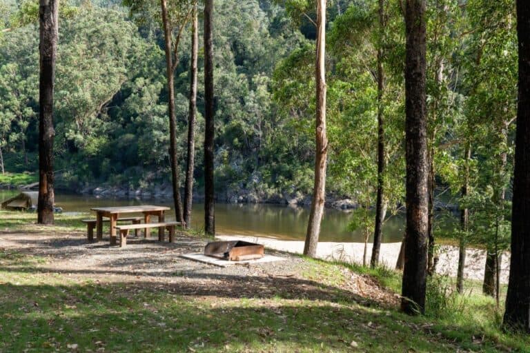 Woods Point Campground; amazing Snowy River Free Camping