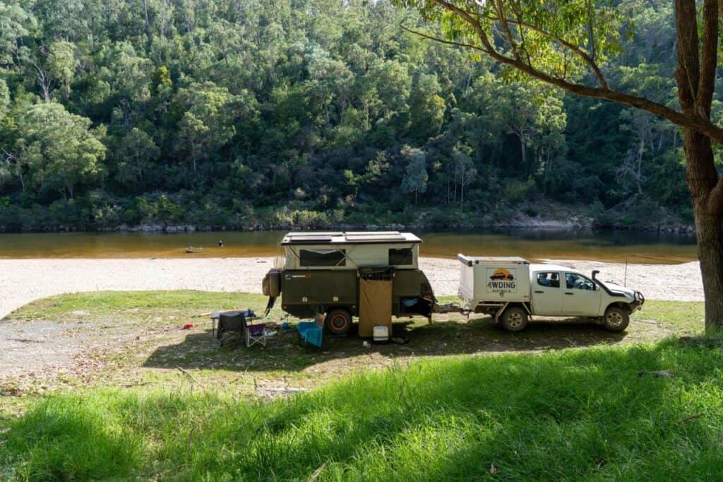 Woods Point Campground; amazing Snowy River Free Camping