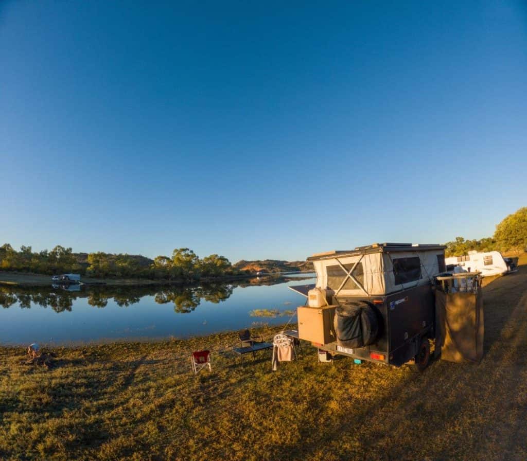 Corella Dam; great free camping near The Curry - 4WDing Australia